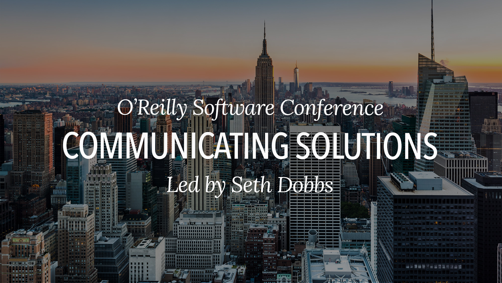 Seth Dobbs to Address Shaping and Communicating Architectural Solutions ...