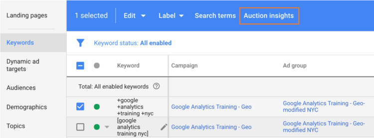 Auction Insights Tool for Google Ads Search Campaigns | Bounteous Auction Insights Tool for Google Ads Search Campaigns | Bounteous